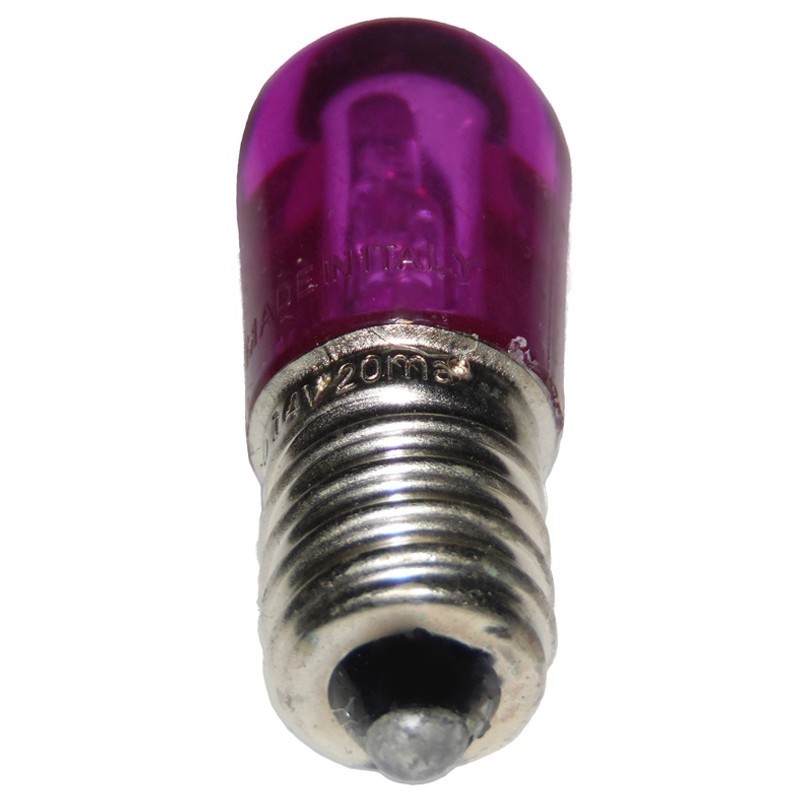 14V LED bulbs 3 LEDs 0.3 W purple